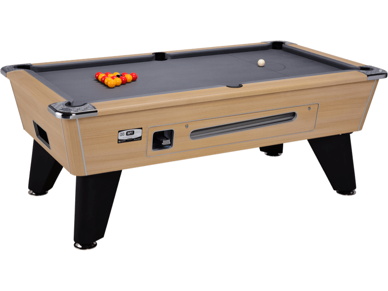 Omega Pro Coin Operated Pool Table - DPT Pool Tables